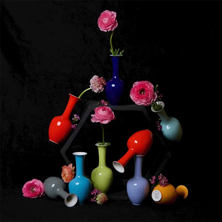 FLUTED PORCELAIN MINI VASE | proper topper